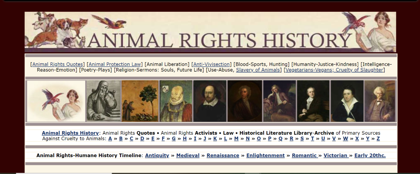 Animal Rights History Website – Animals & Culture Collective™